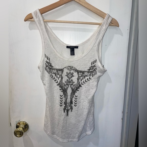 Forever 21 | Tops | Forever 2 Graphic Knit Tank | Poshmark